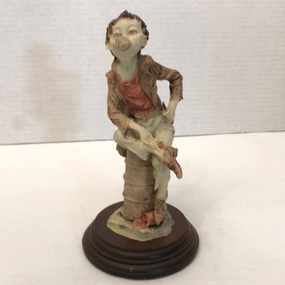 Emilio Pucci | Accents | Pucci Figurine Boy Blowing Bubble Capodimonte ...